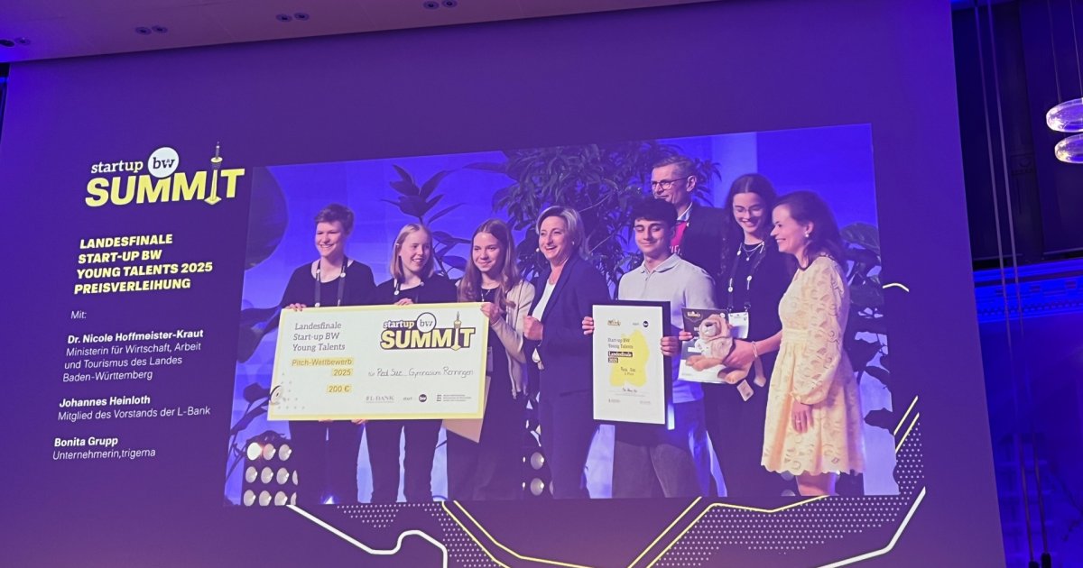 Start-up-Idee überzeugt beim Start-up Summit | Gymnasium